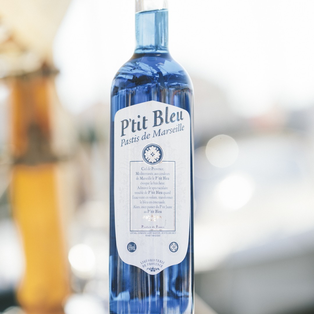 P'tit bleu original blue Pastis | Liquoristerie de Provence